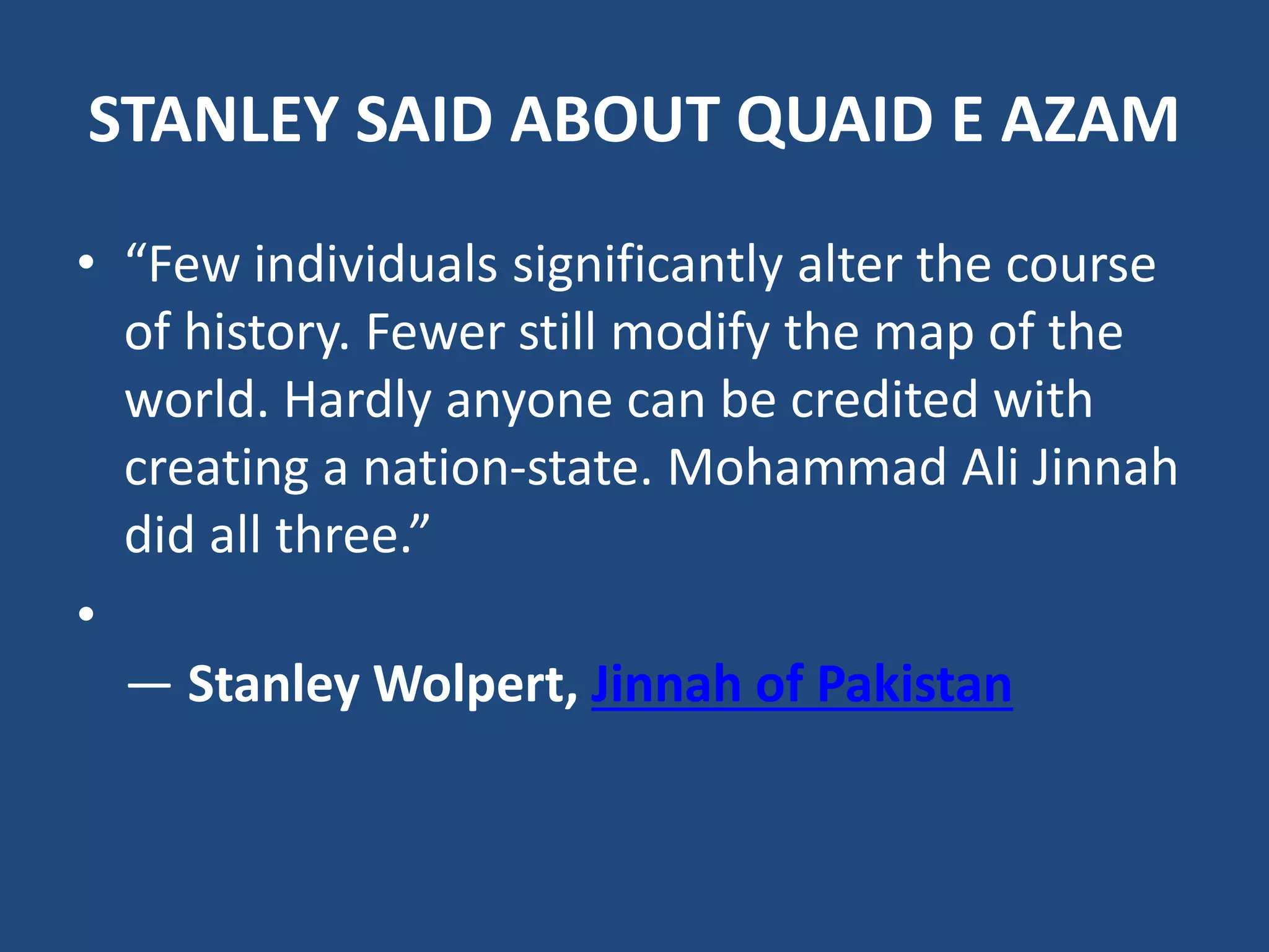 Quaid e azam | PPTX