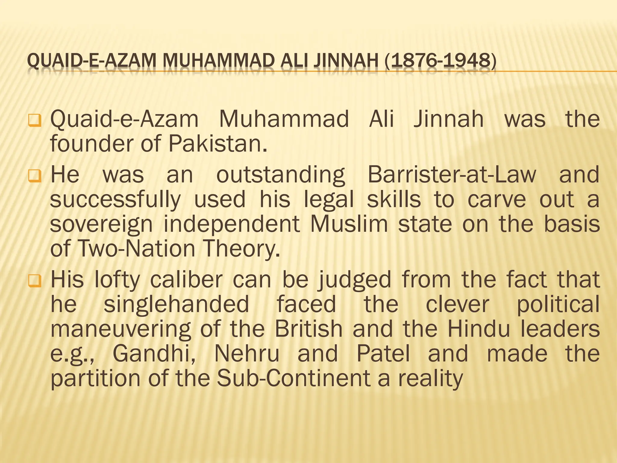 Quaid e azam Muhammad Ali Jinnah .pdf pp | PDF