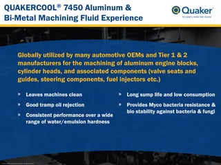 Lubrication & Metalworking Fluid Performance in the Machining of ...