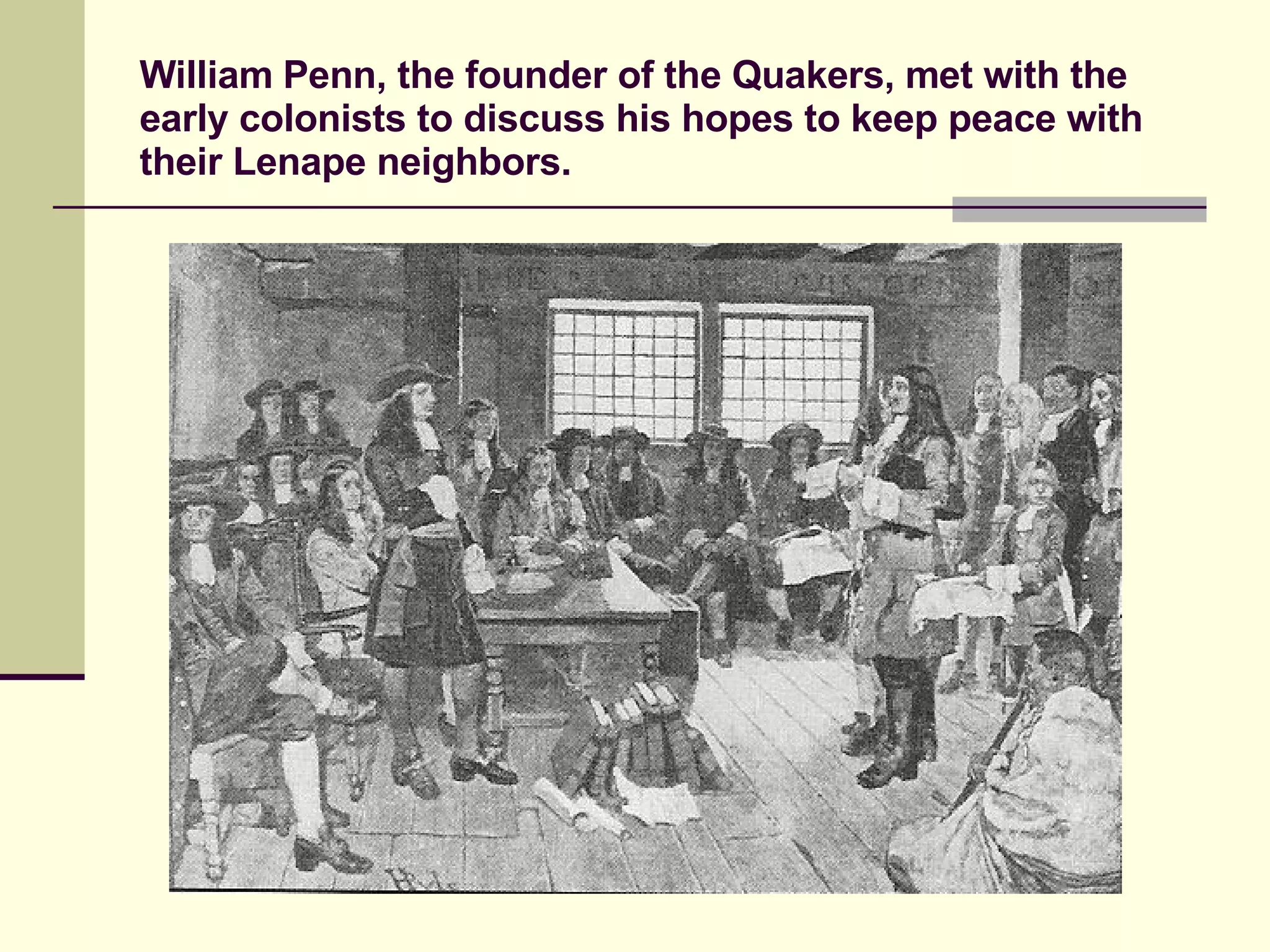 Quaker Lenape | PPT