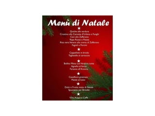 Qualche menu natalizio | PPTX