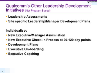 Developing People Managers at Qualcomm | PDF