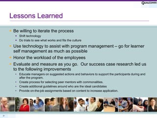 Developing People Managers at Qualcomm | PDF
