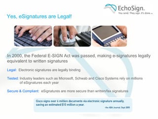 Qualcomm on EchoSign E-Signature | PPT