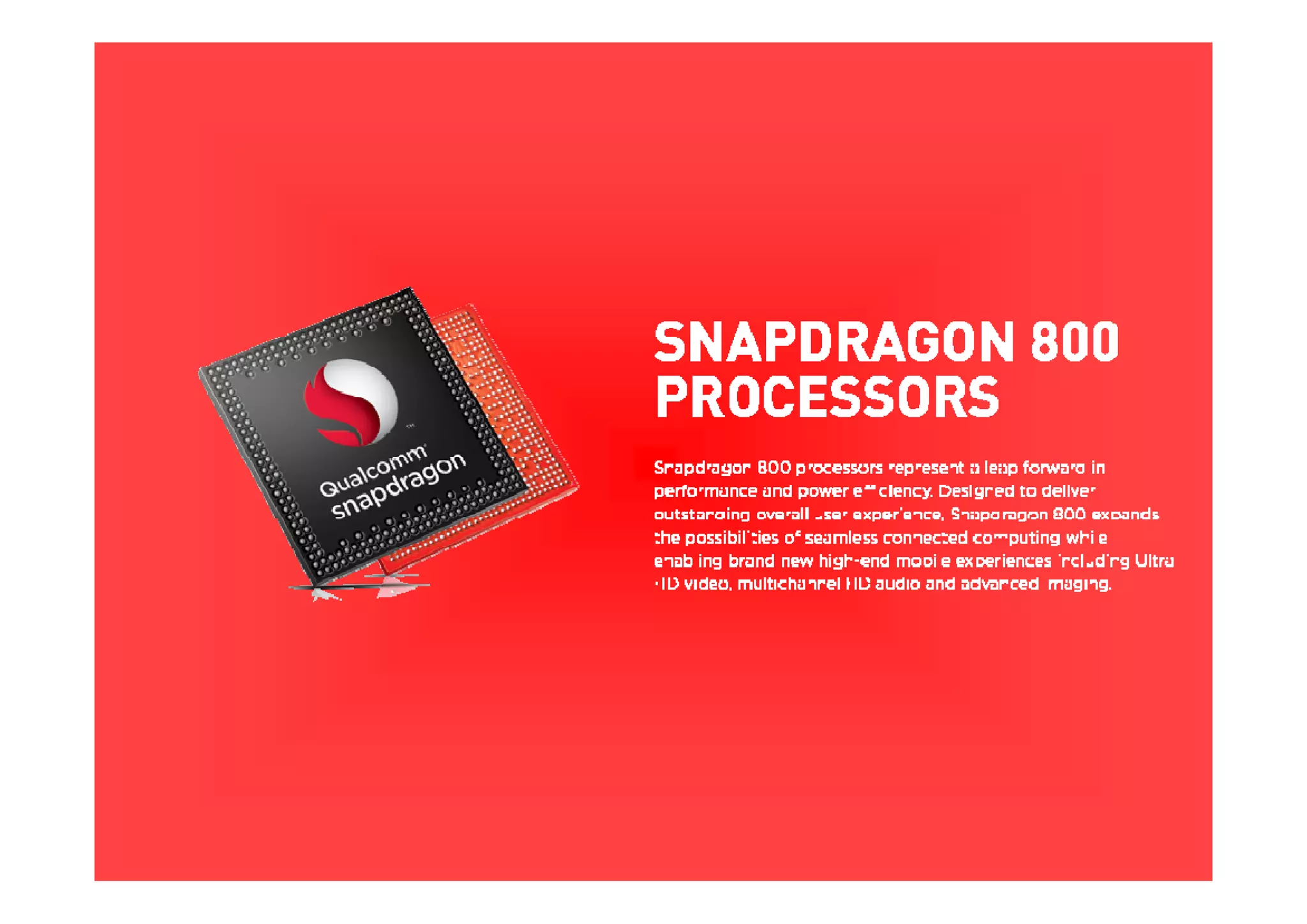 Qualcomm SnapDragon 800 Mobile Device | PDF