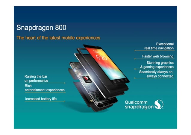 Qualcomm SnapDragon 800 Mobile Device | PDF