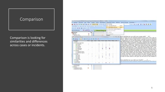 Qual data analysis and interpretation | PPTX | Technology & Computing
