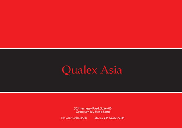 Qualex Asia Limited Brochure | PPT