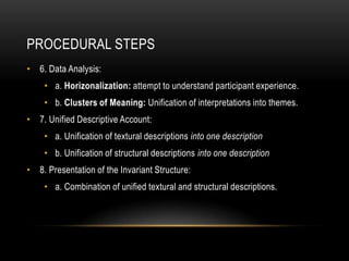 Qualitative Research: Phenomenology | PPTX