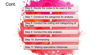 Qualitative Data Analysis | PPTX