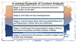 Qualitative Data Analysis | PPTX