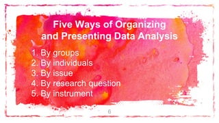 Qualitative Data Analysis | PPTX