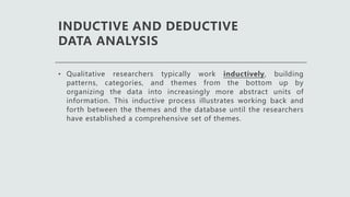 QUALITATIVE-DATA-COLLECTION-ANALYSIS RES | PPTX