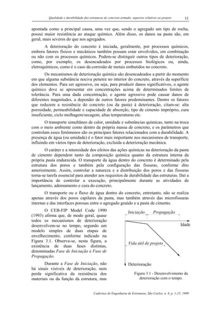 Qualidade e durabilidade das estruturas de concreto armado aspectos ...