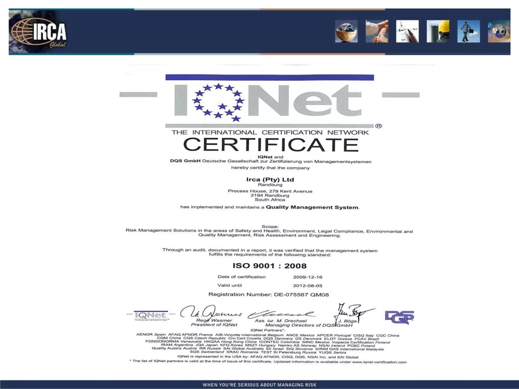 Qualifcations pathway for SHEQ Professionals | PPT