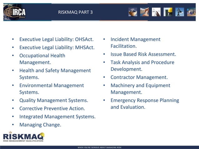 Qualifcations pathway for SHEQ Professionals | PPT | Career Advice ...