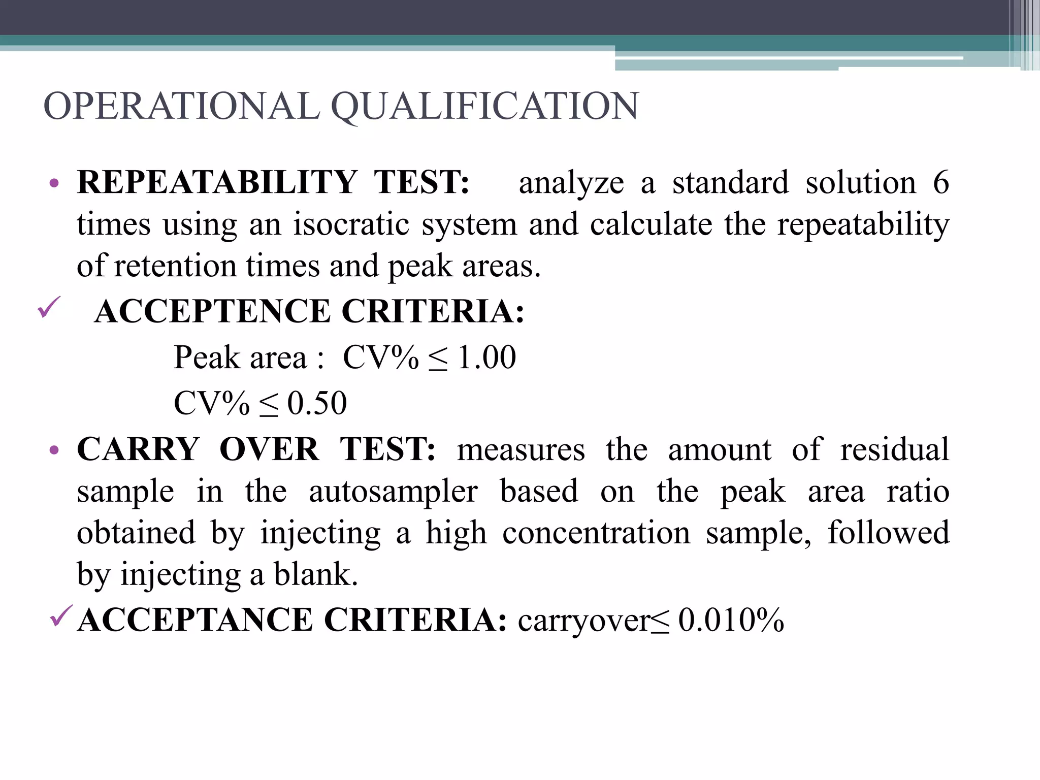 QUALIFICATION OF UV-VISIBLE SPECTROPHOTOMETER, FTIR, DSC, HPLC | PPTX