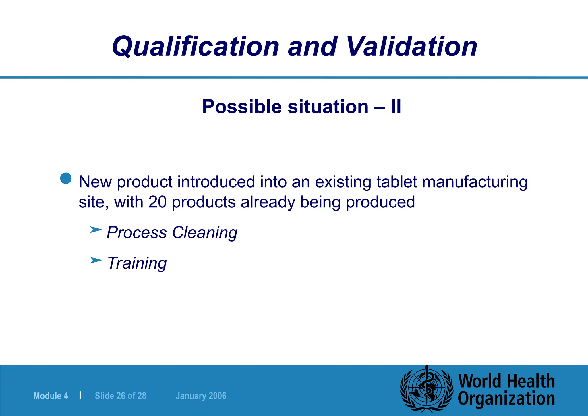 To review basic aspects of qualification and validation To understand ...