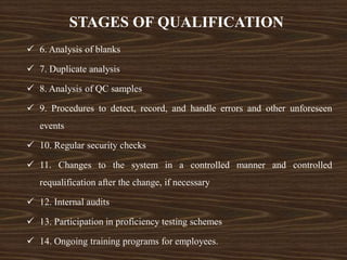 Qualification - Pharmaceutical Quality Assurance | PDF