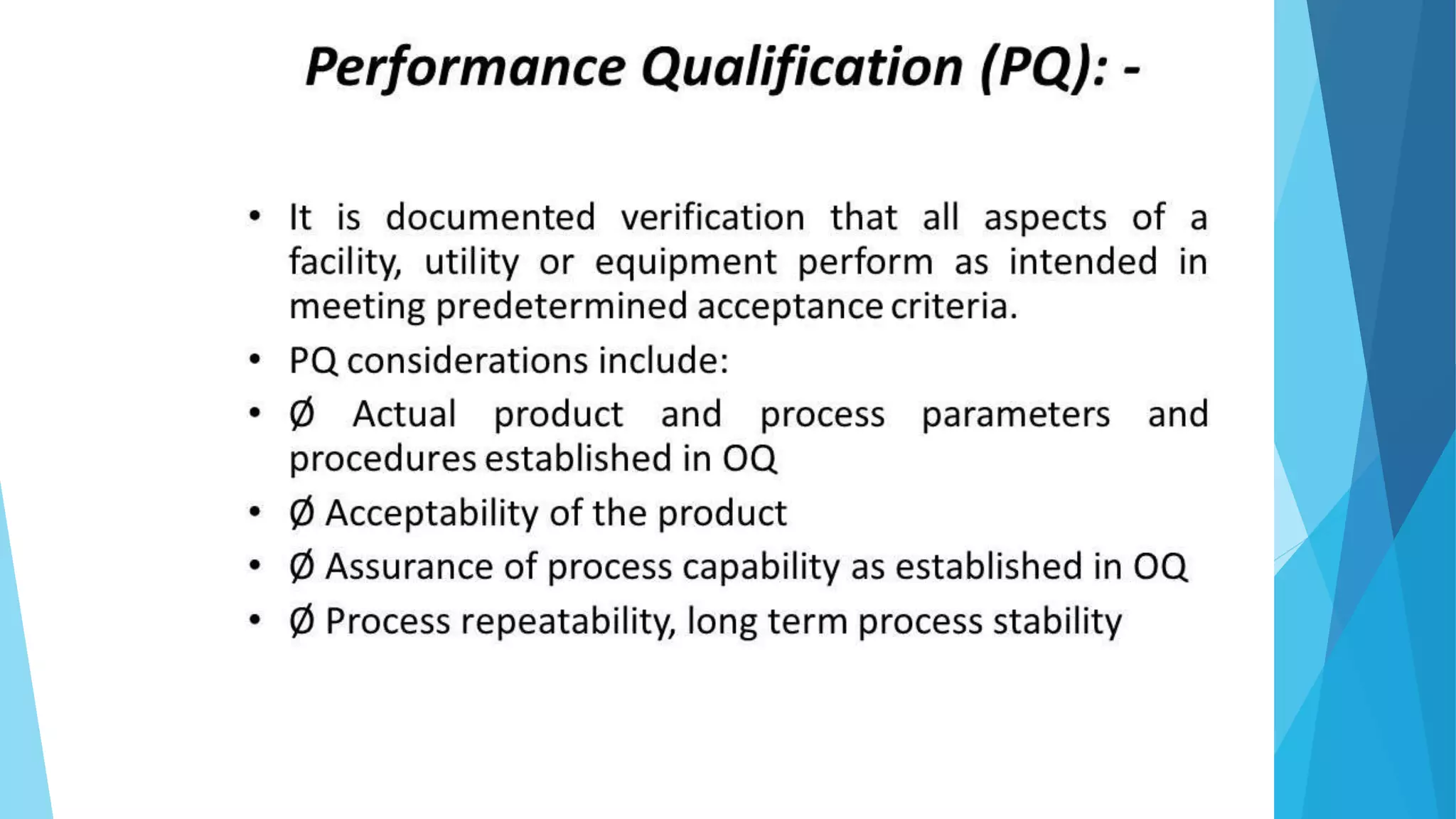 Qualification and validation | PPTX