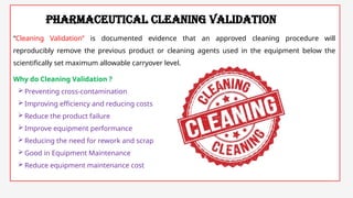 Pharmaceutical Validation and Risk Assessment Approach | PPTX