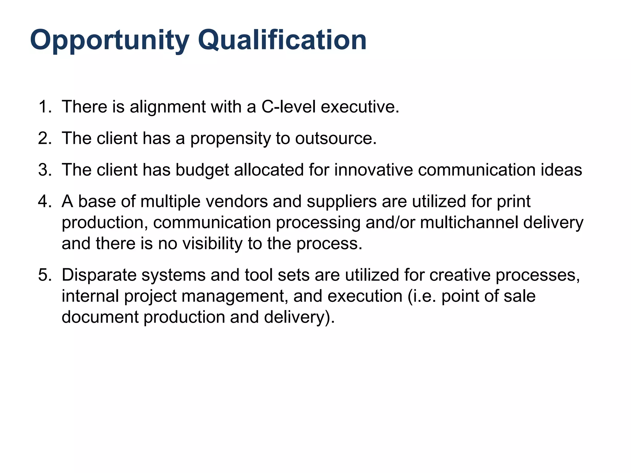 Retail Solutions Assessment and Qualification | PPTX | Sales | Business