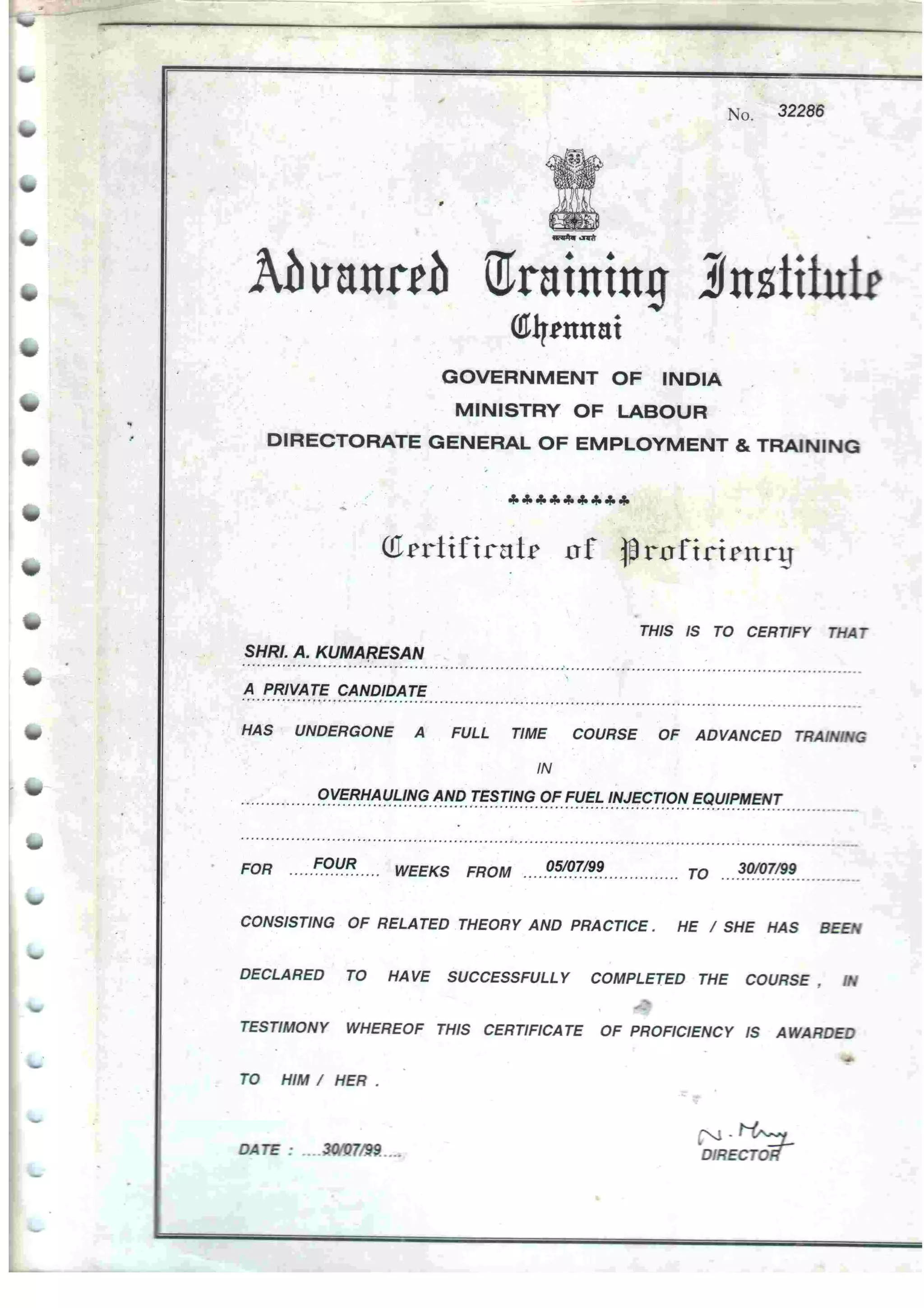 Qualification certificates | PDF