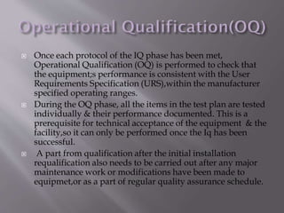 Qualification for validation | PDF