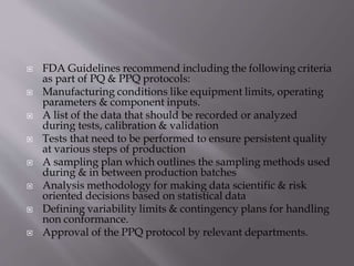 Qualification for validation | PDF