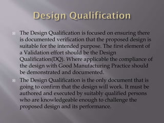 Qualification for validation | PDF