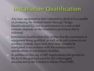 Qualification for validation | PDF
