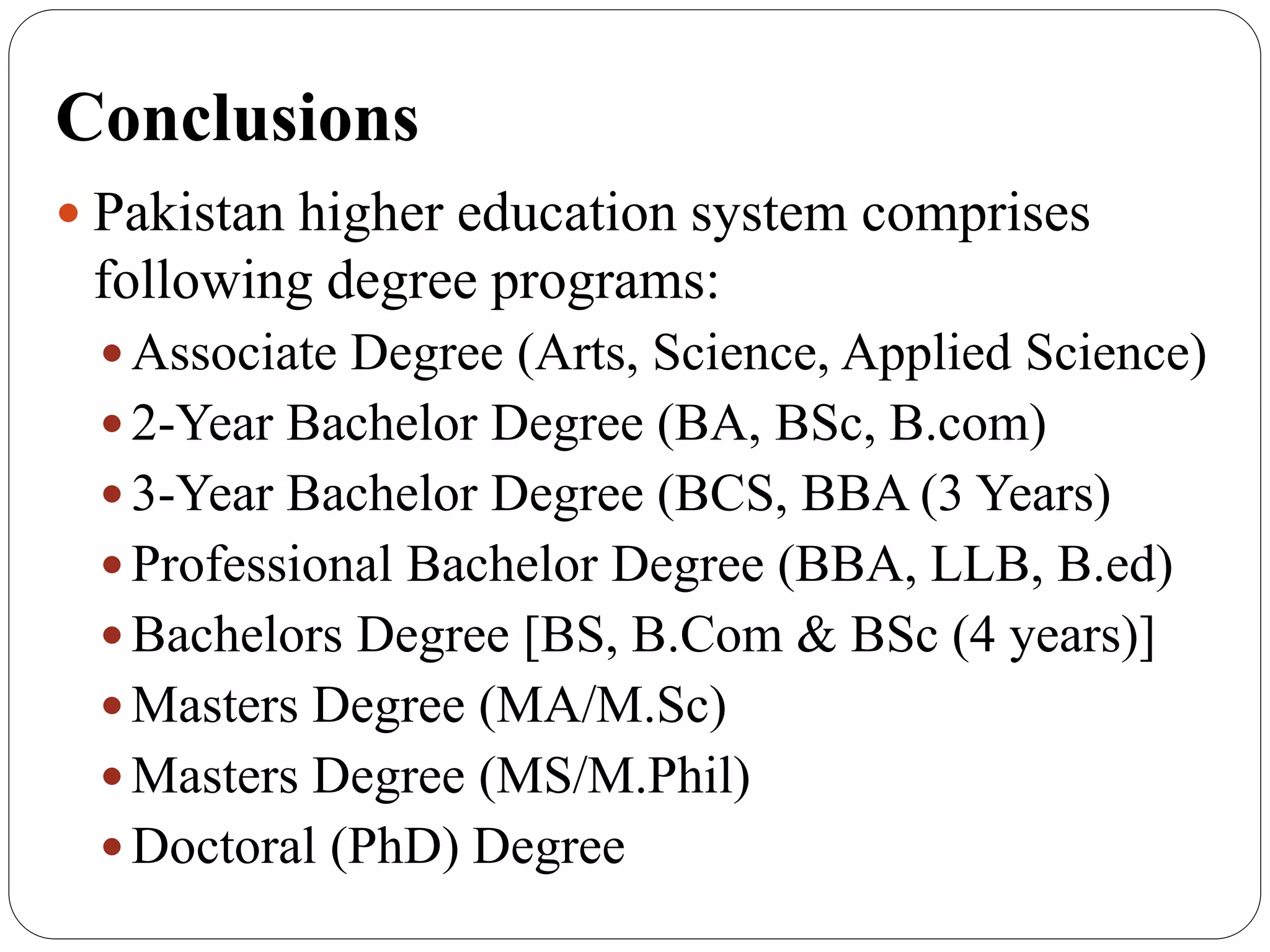 National Qualification Framework of Pakistan | PPTX