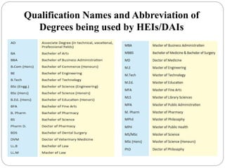 National Qualification Framework of Pakistan | PPTX