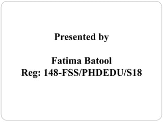 National Qualification Framework of Pakistan | PPTX