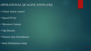 QUALIFICATION OF MANUFACTURING EQUIPMENTS | PPTX