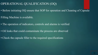 QUALIFICATION OF MANUFACTURING EQUIPMENTS | PPTX