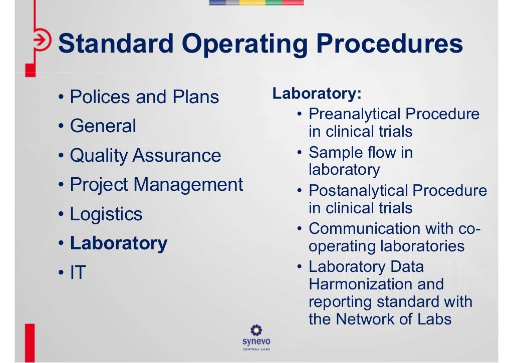 Qualification of a Central Lab for a Clinical Trial
