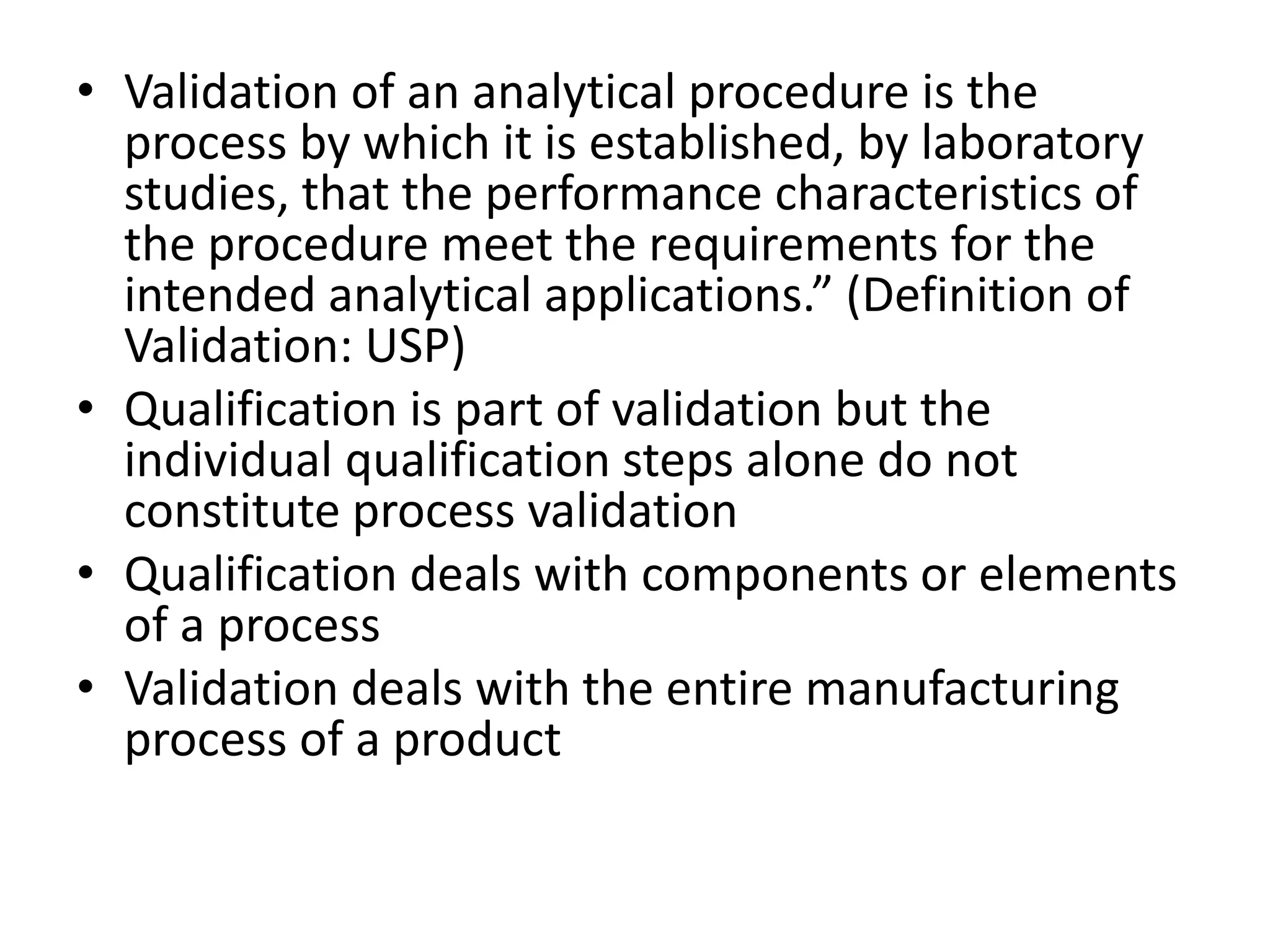 Qualification of analytical instruments | PPTX