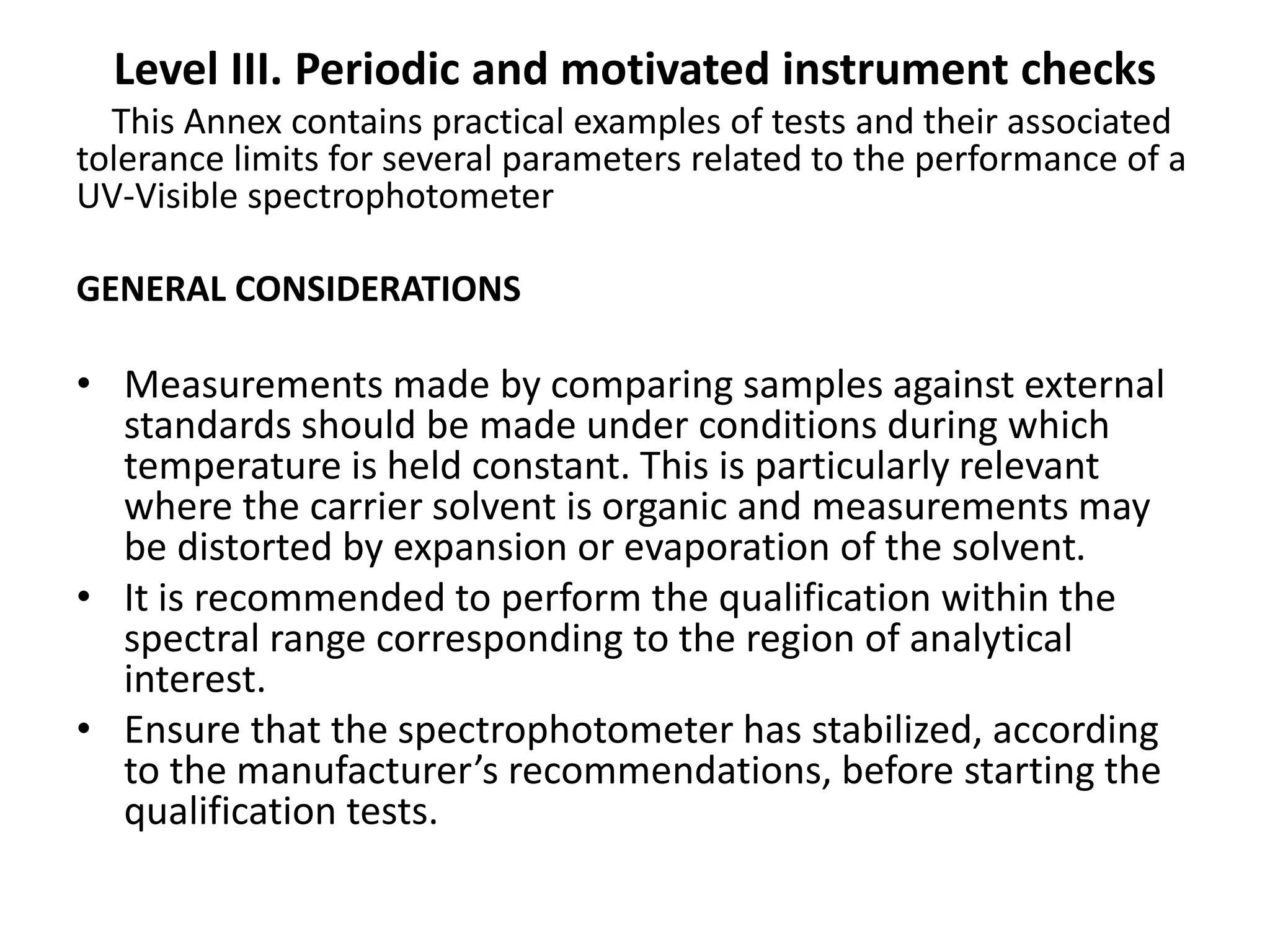Qualification of analytical instruments | PPTX