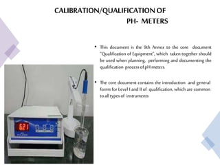 Qualification of instruments | PPTX