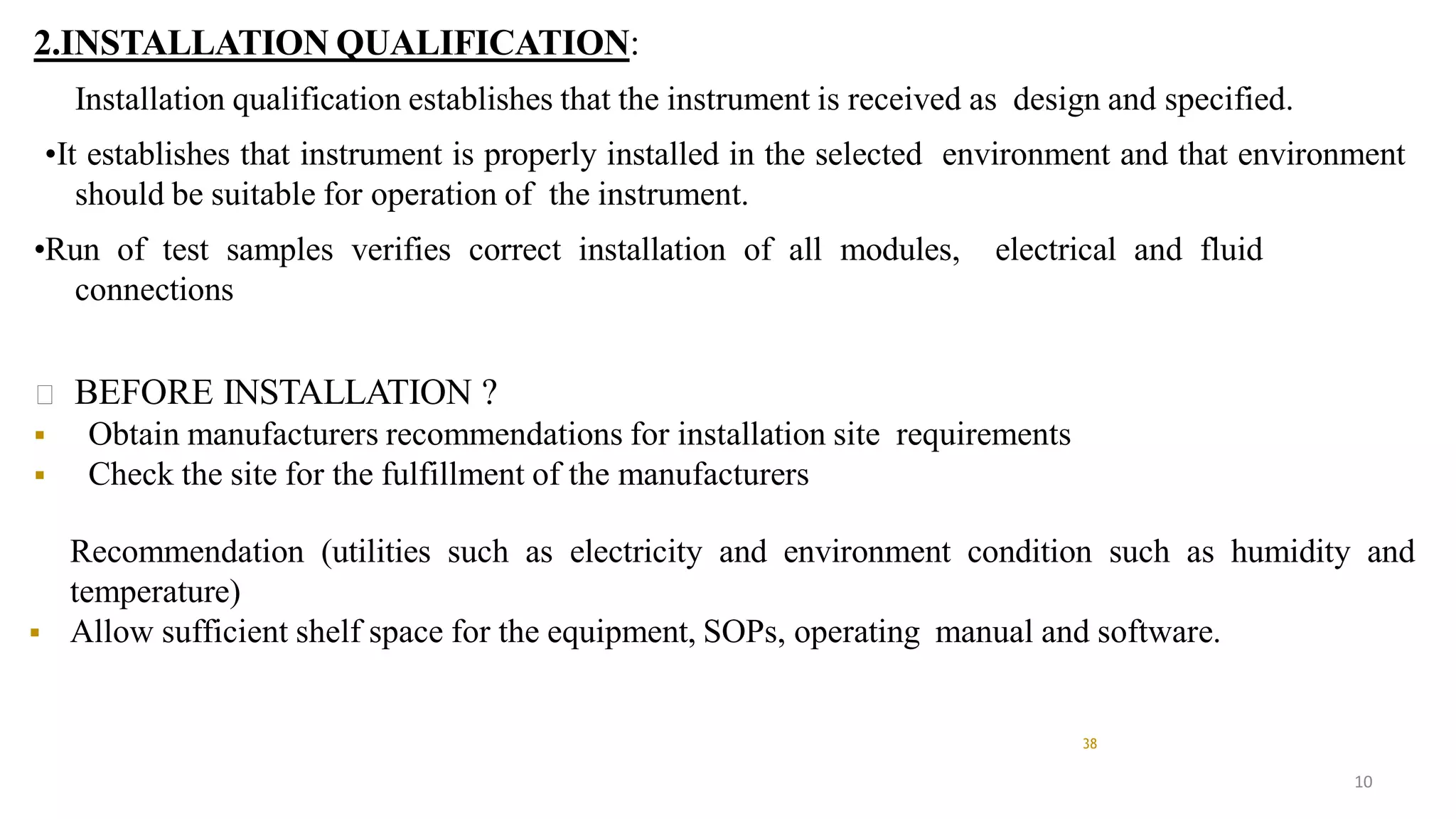 Qualification of analytical instruments | PDF