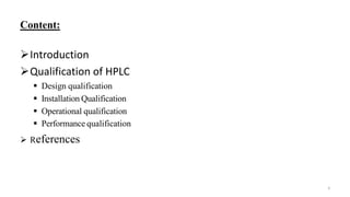 Qualification of analytical instruments | PDF