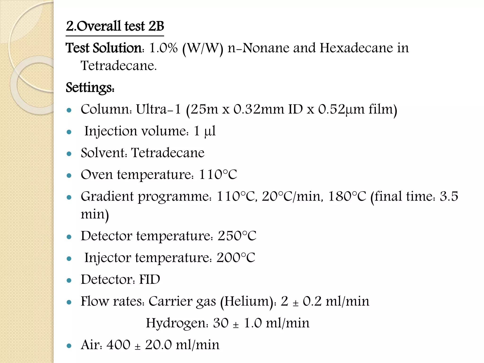 Qualification of gc equipment | PPTX
