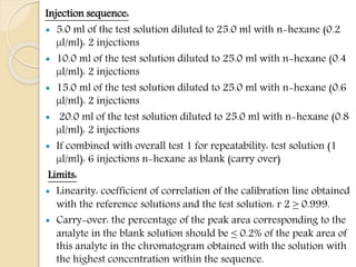 Qualification of gc equipment | PPTX