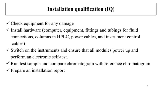 Qualification of HPLC & LCMS.pptdjdjdjdjfjkfx | PPTX