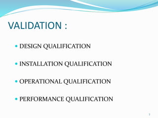 Qualification of tablet compression (machine) & Capsule filling machine ...