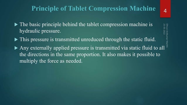 Qualification of Tablet Compression Machine.pptx | Pharmaceutical ...