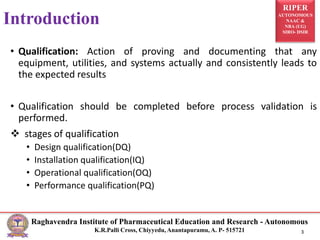 Qualification of UV spectrophotometer | PPTX