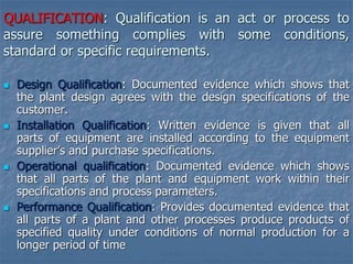 Qualification of UV VISIBLE SPECTROPHOTOMETER | PPSX
