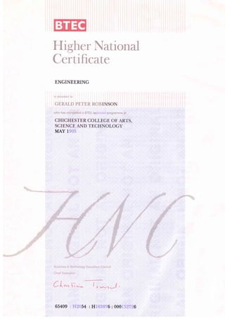 Qualifications & Certificates | PDF